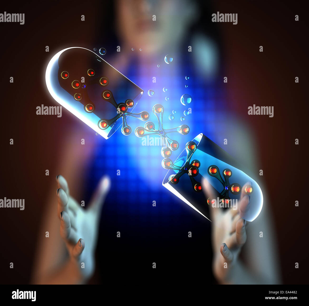 Transparent capsule hi-res stock photography and images - Alamy