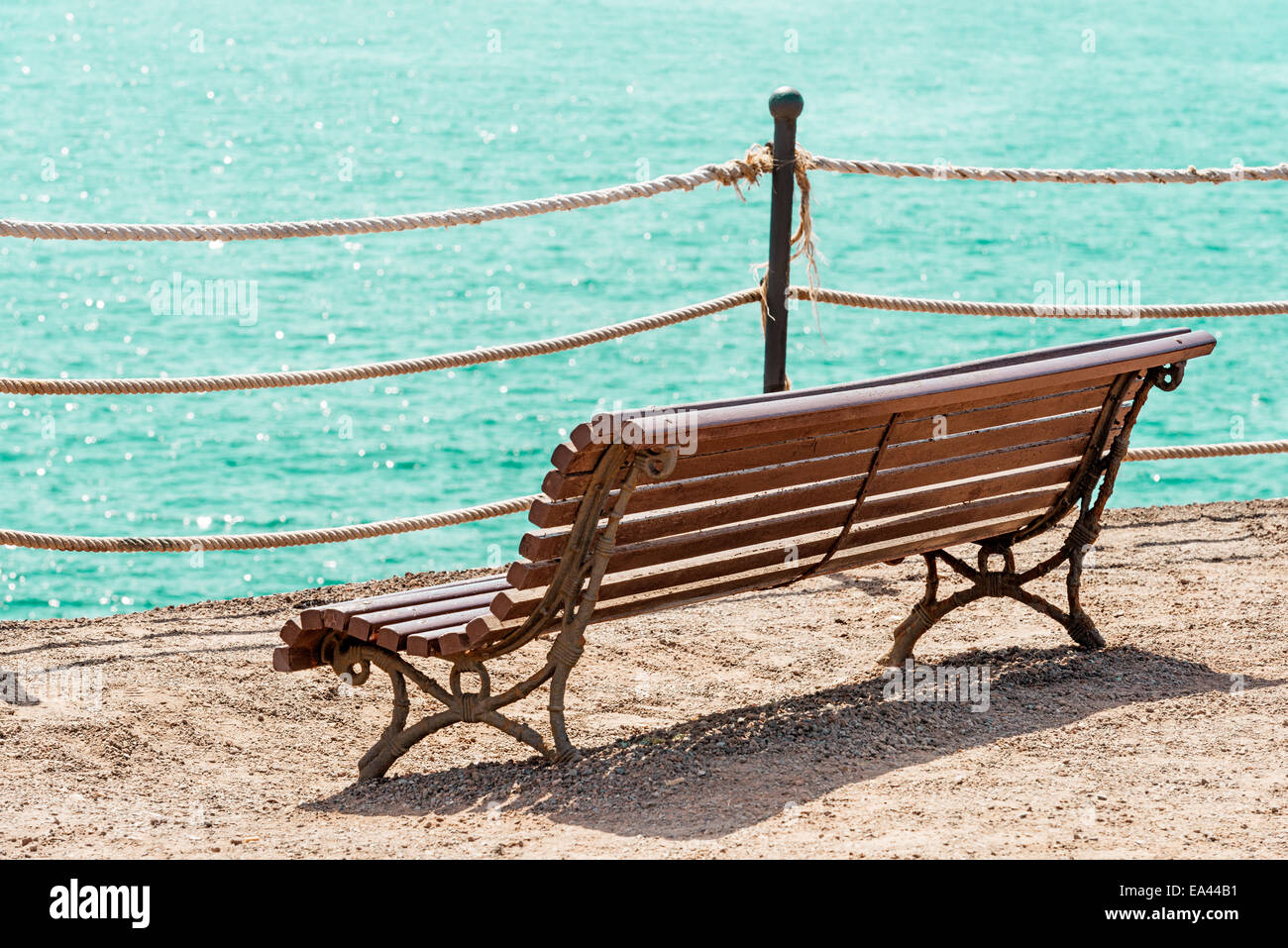 Bench overlooking the ocean hi-res stock photography and images - Alamy