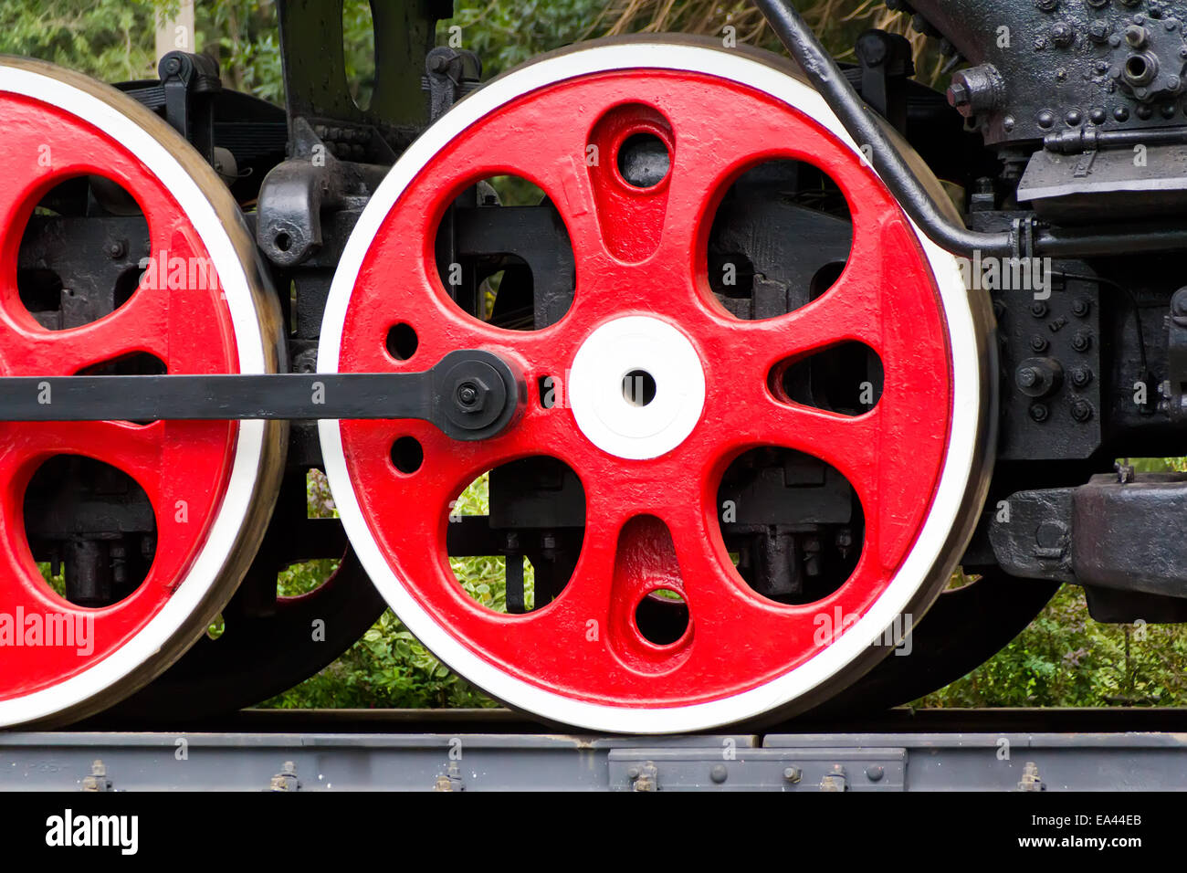 Old train wheel Stock Photo - Alamy