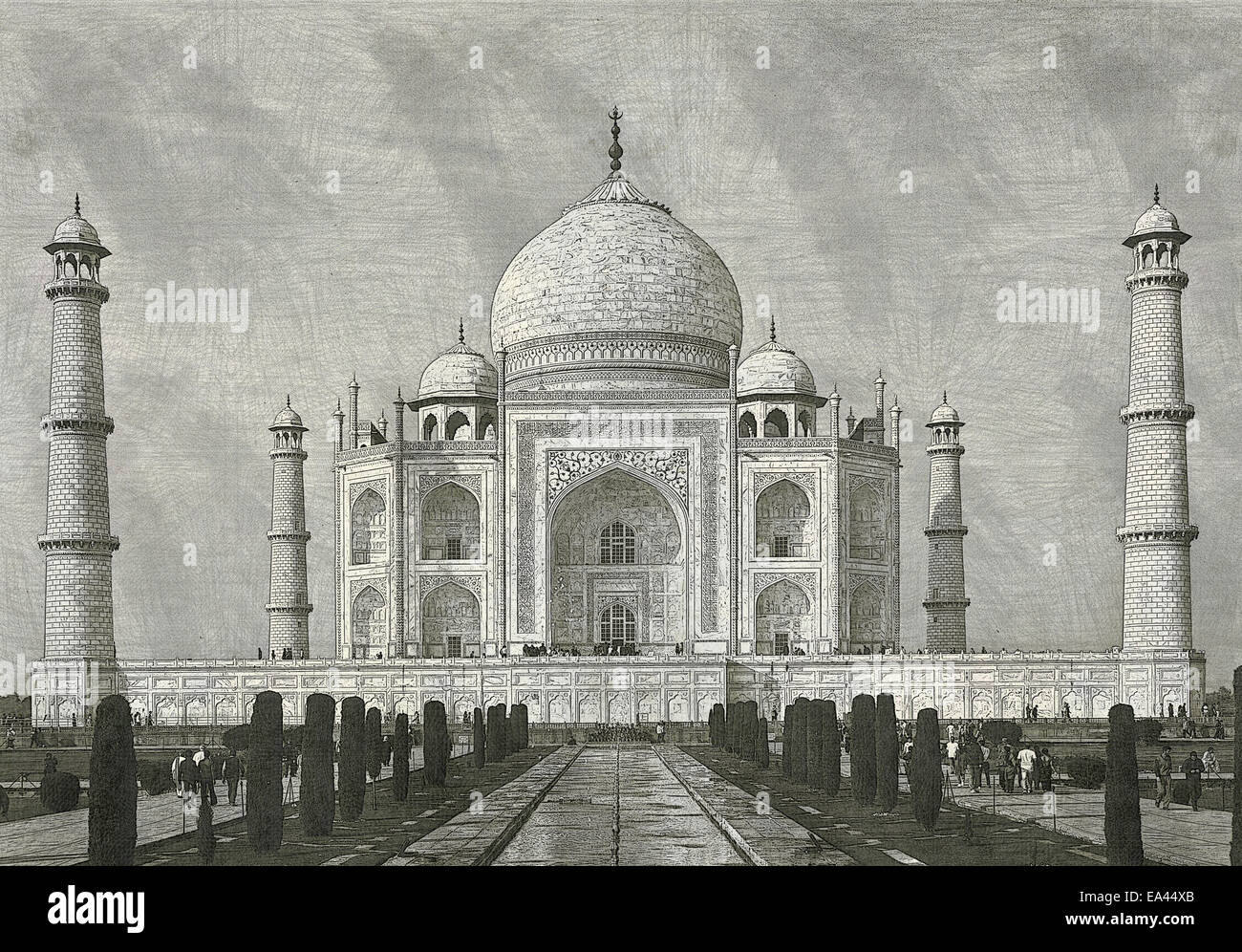 Taj mahal walls hi-res stock photography and images - Alamy