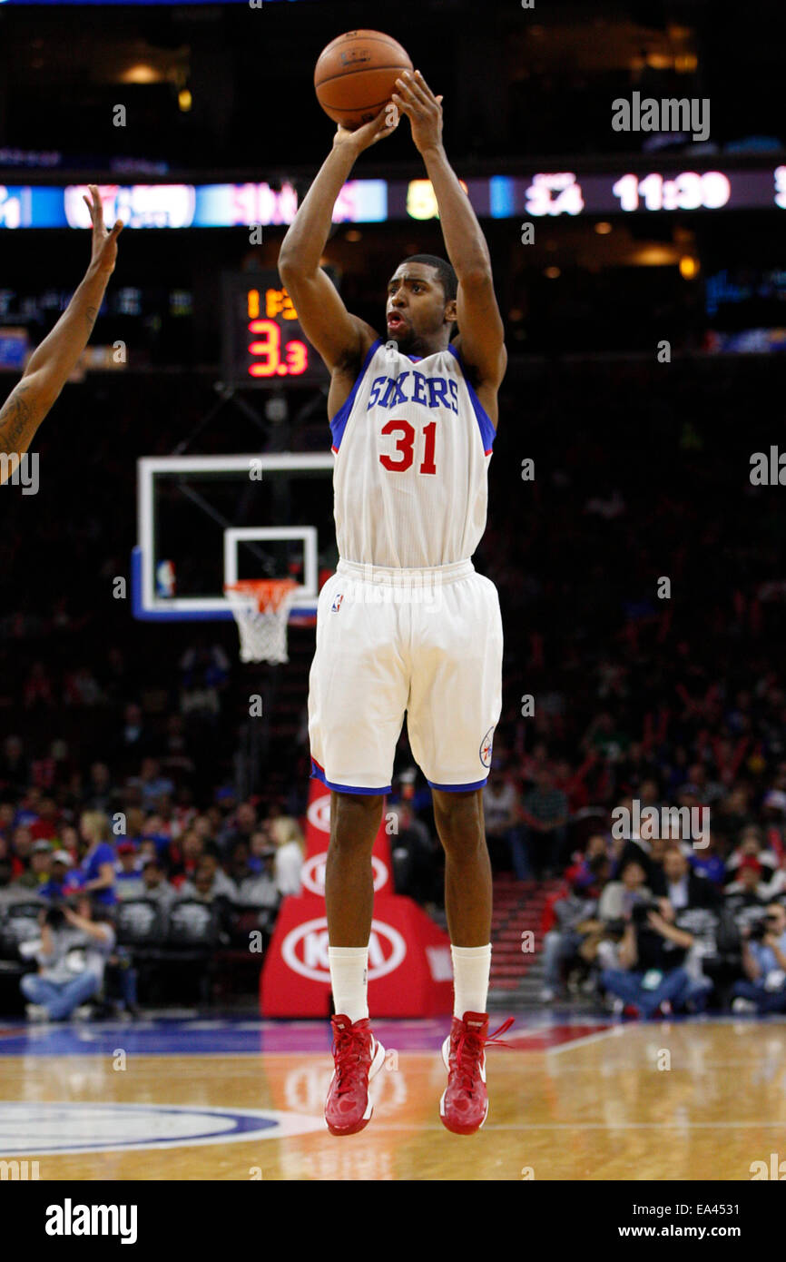Philadelphia, USA. 5th November, 2014. Philadelphia 76ers guard Hollis ...