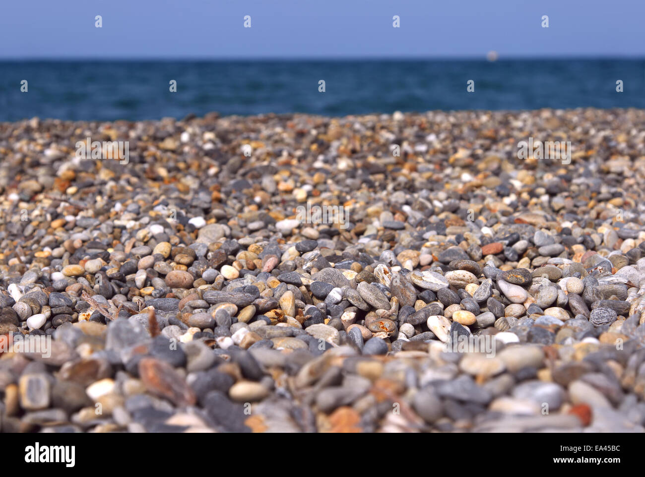 Background of a pebble beach Stock Photo - Alamy