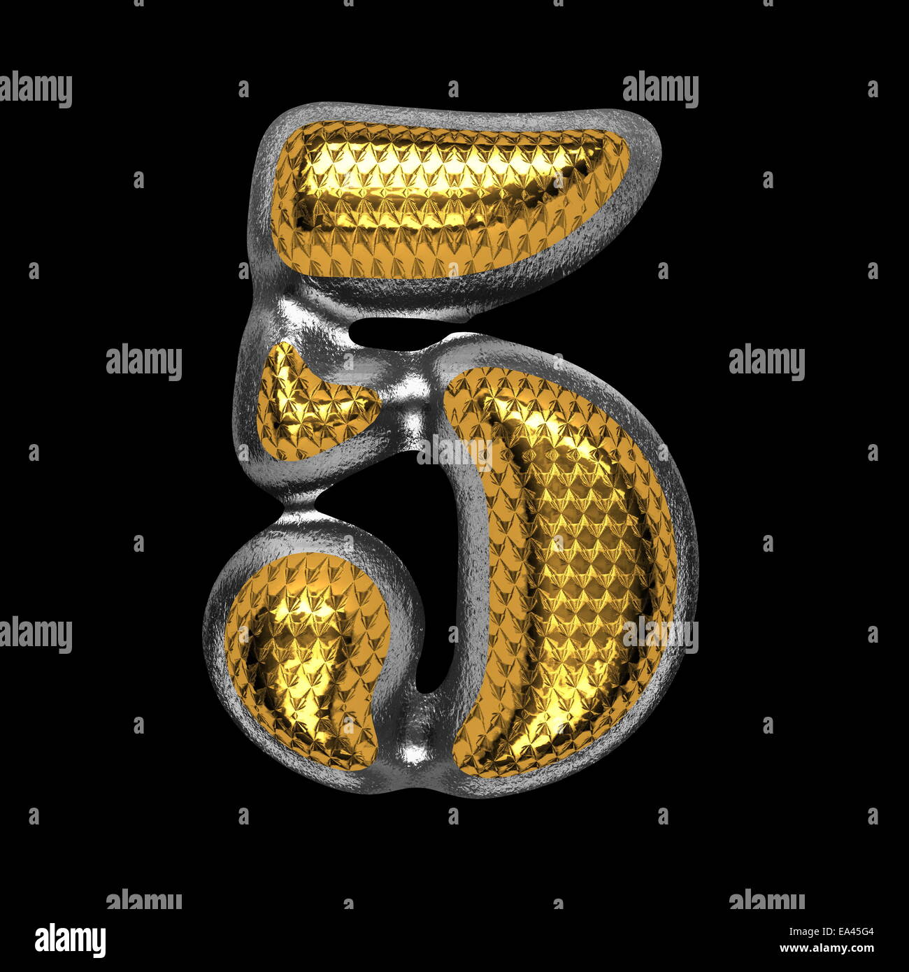 silver and golden figure Stock Photo - Alamy