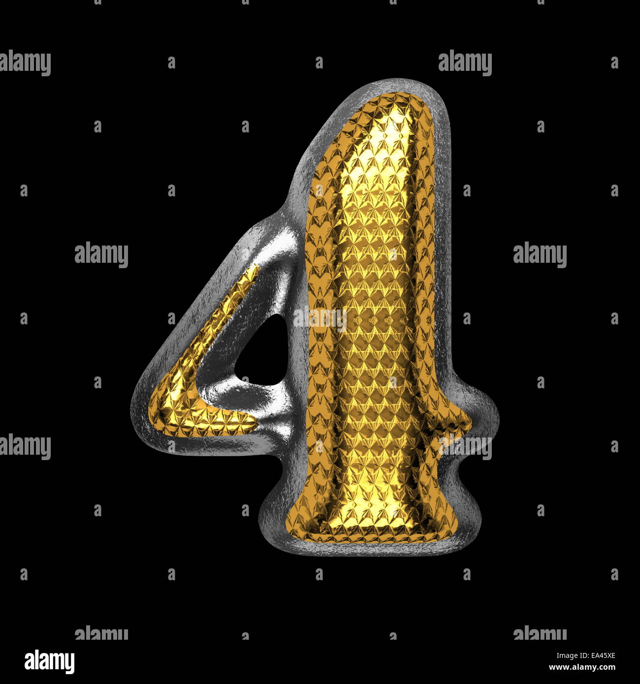 silver and golden figure Stock Photo - Alamy