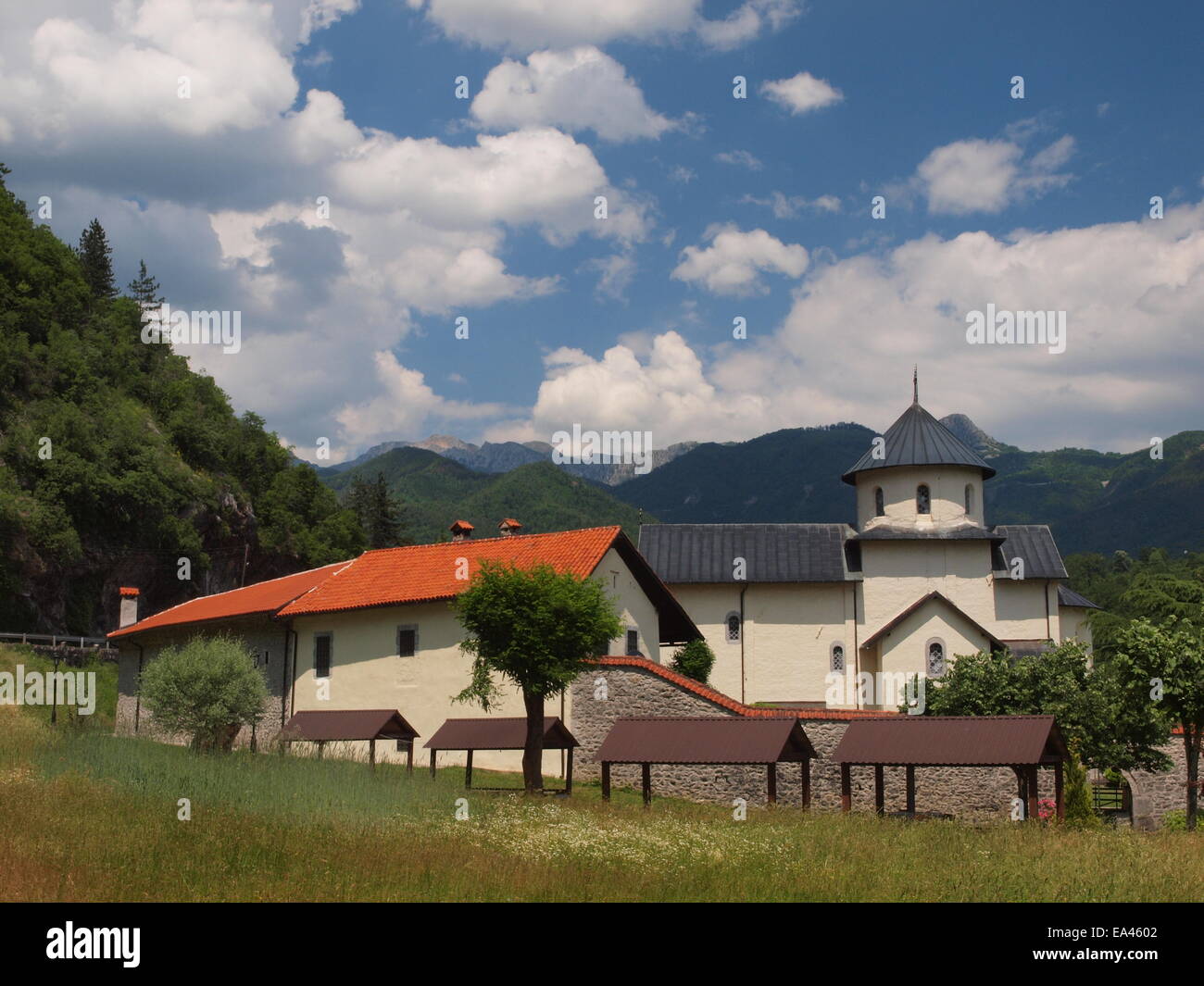 Moraca monastery in Montenegro Stock Photo - Alamy