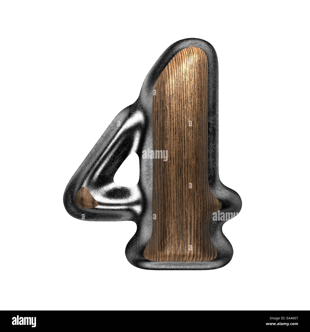 metal and wood figure Stock Photo - Alamy