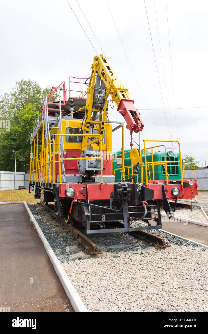 Delivery tool by railroad Stock Photo - Alamy