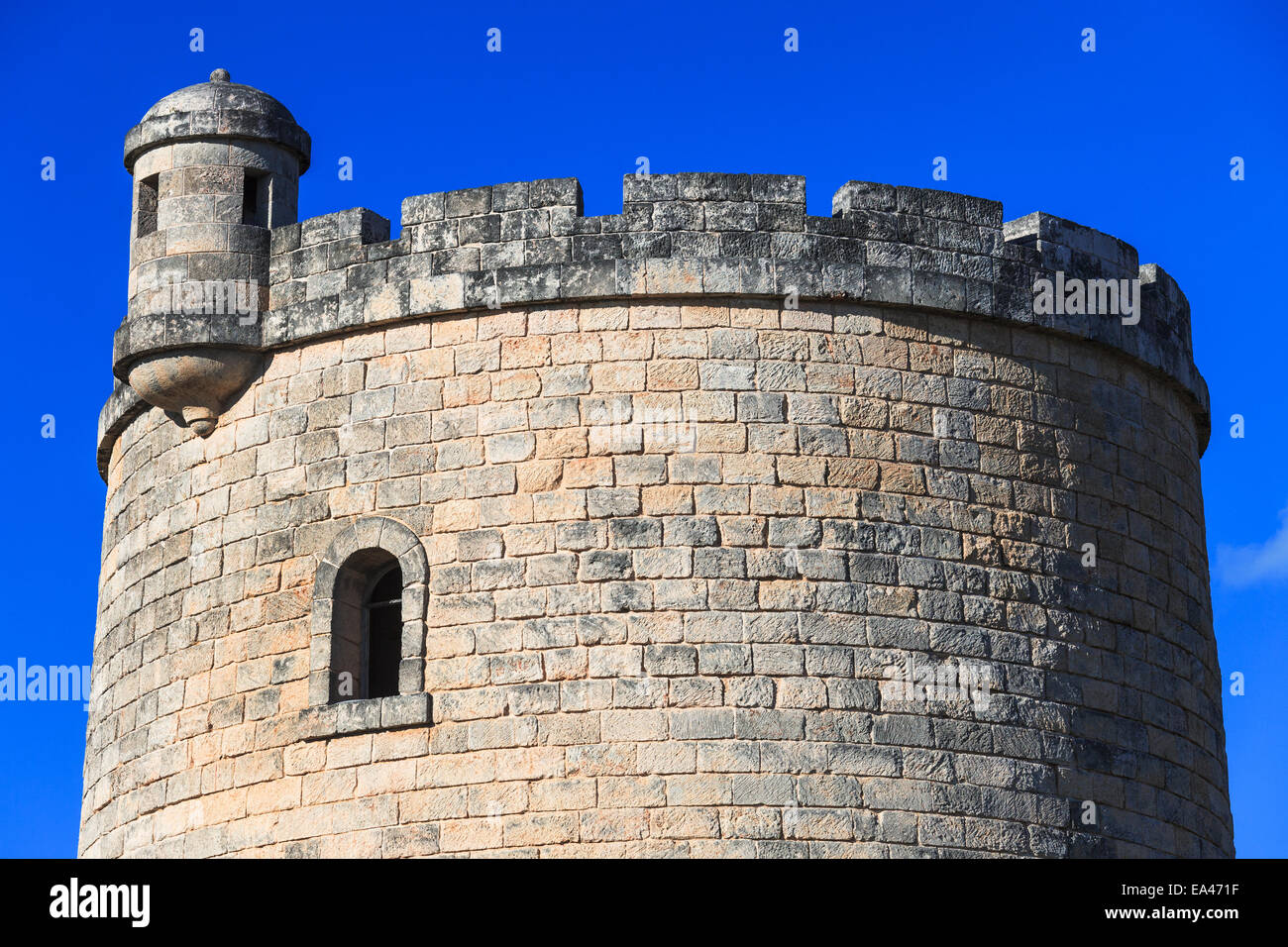 old fortress tower Stock Photo - Alamy