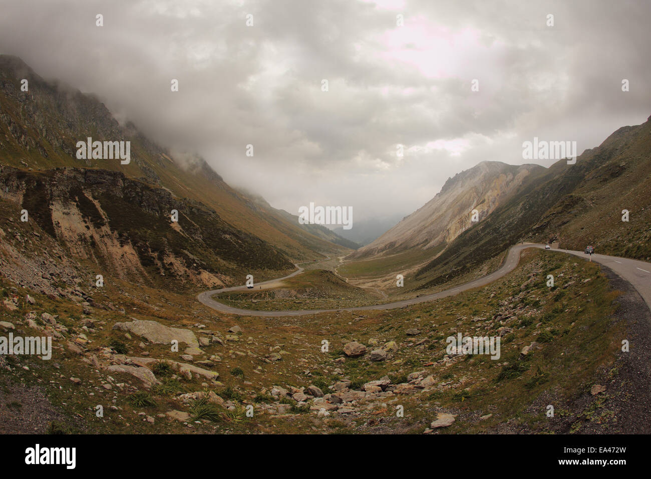 The magnificent mountain valley Stock Photo - Alamy