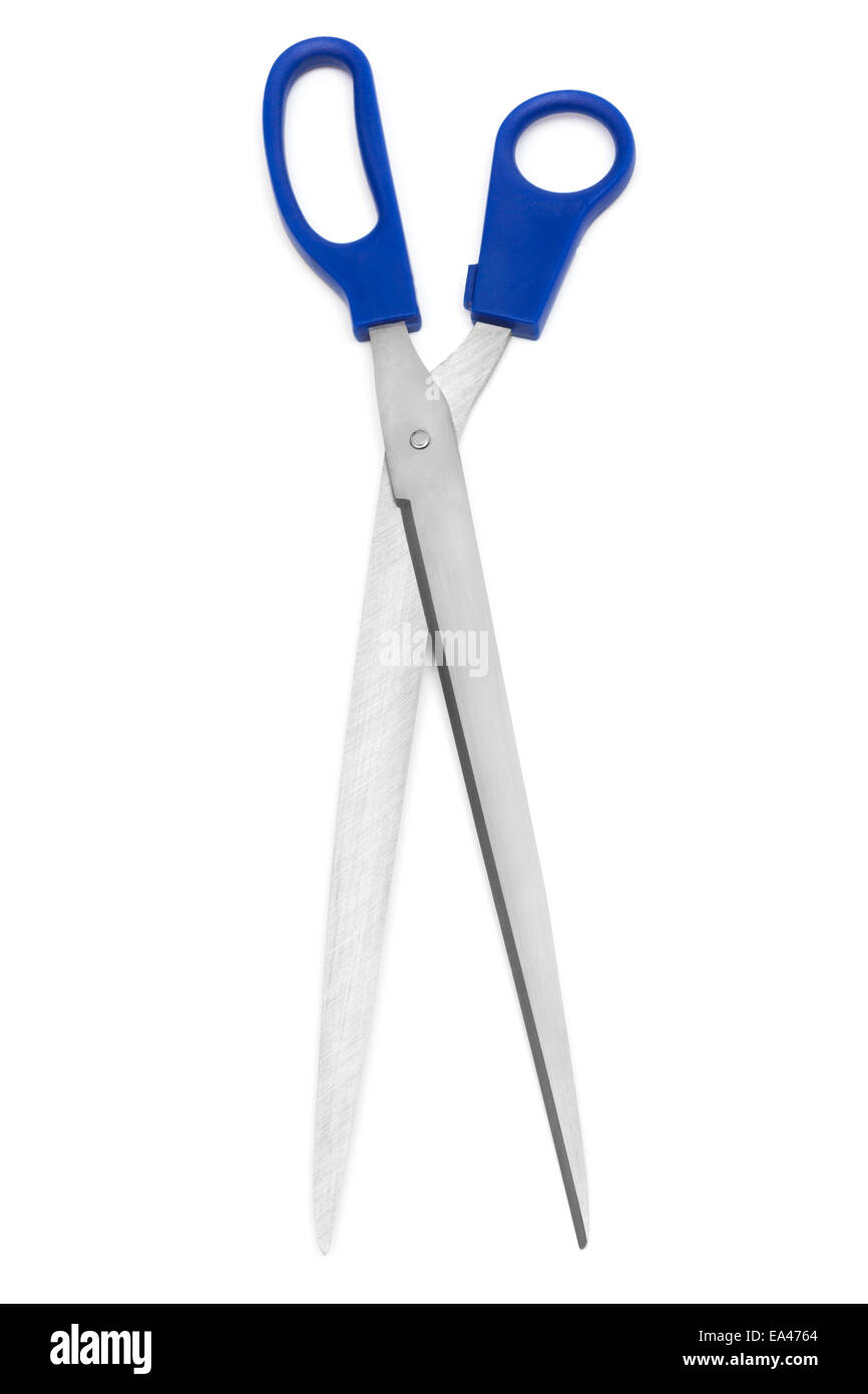 Modern metal scissors Stock Photo - Alamy