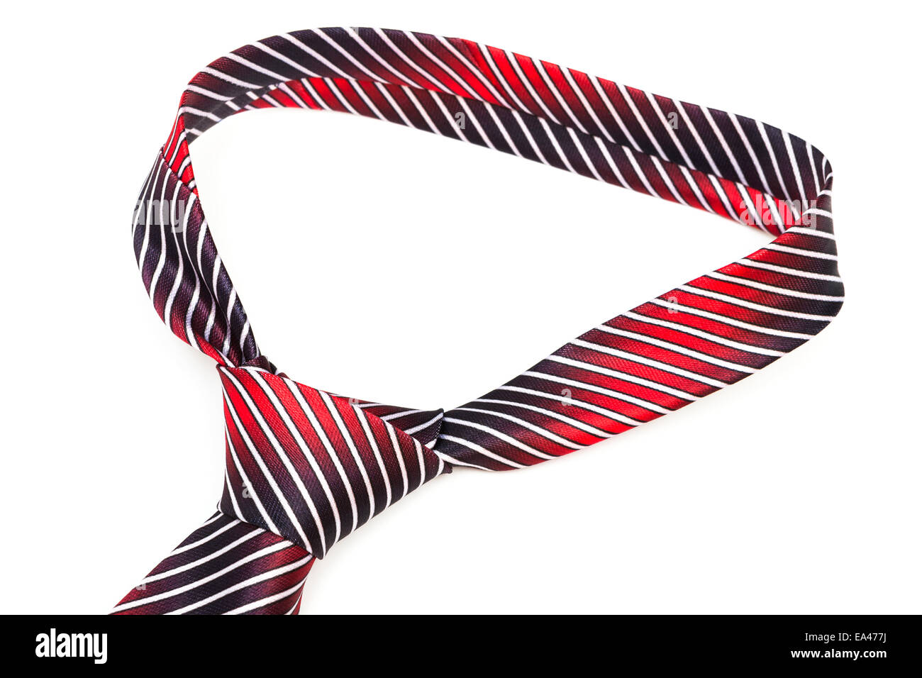 beautiful knot red tie Stock Photo - Alamy
