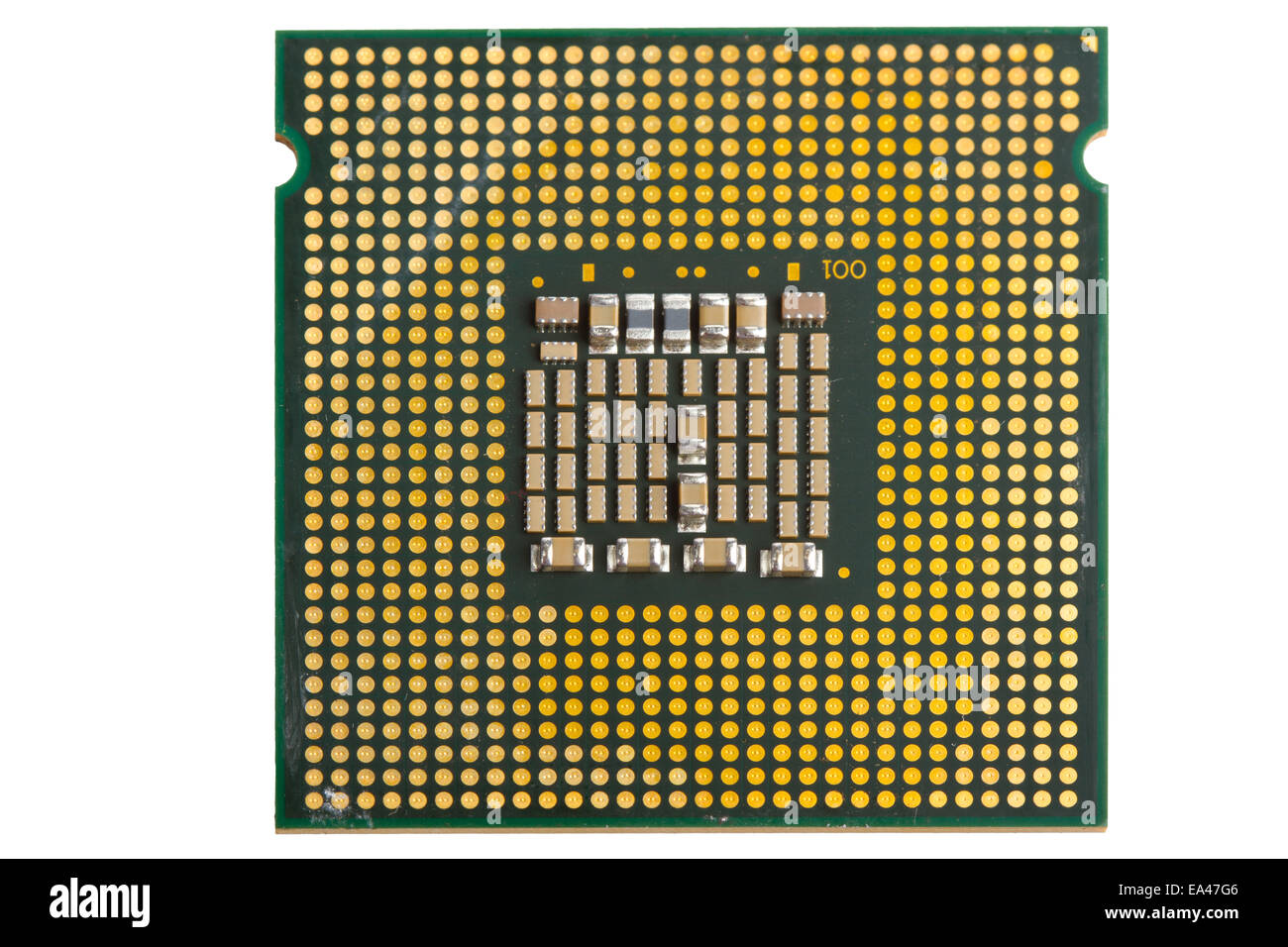 computer processor on a white background Stock Photo - Alamy