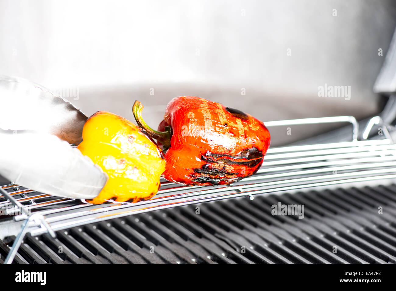 Bell peppers barbecue grill barbecue hi-res stock photography and ...