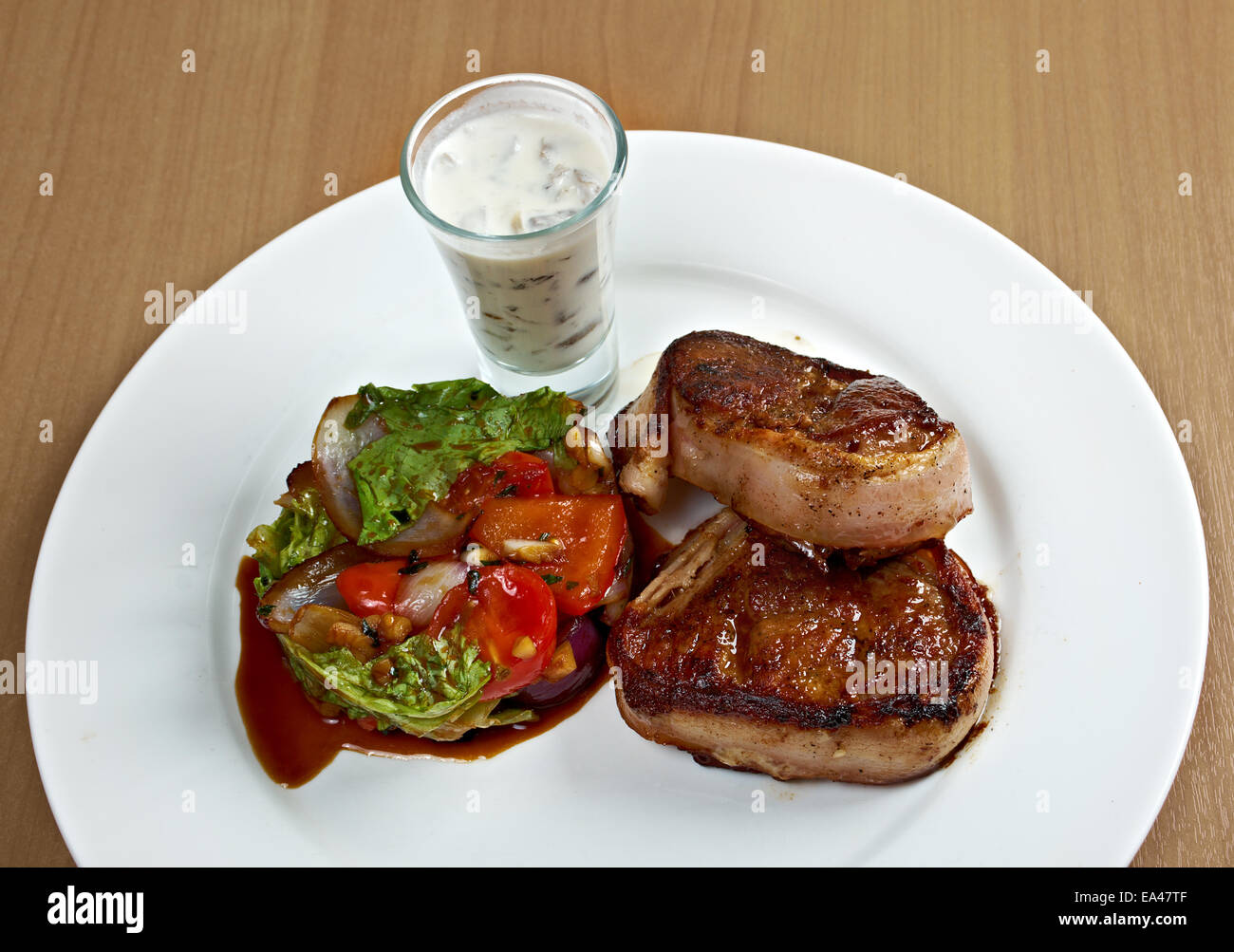 grilled beef fillet medallion Stock Photo - Alamy