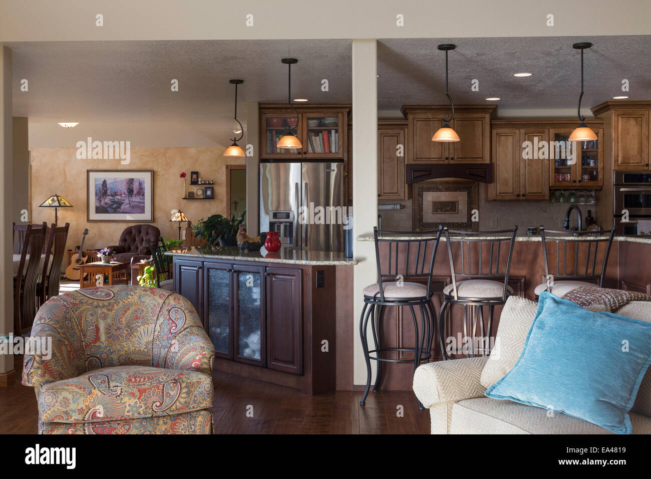 Showcase Home Interior, USA Stock Photo - Alamy