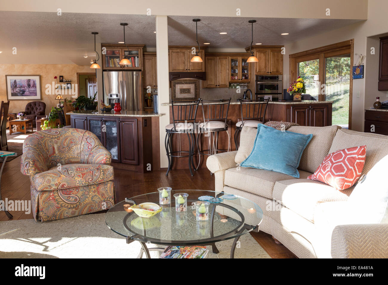 Showcase Home Interior, USA Stock Photo - Alamy