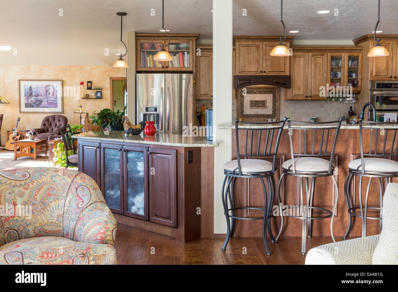 Showcase Home Interior, USA Stock Photo - Alamy