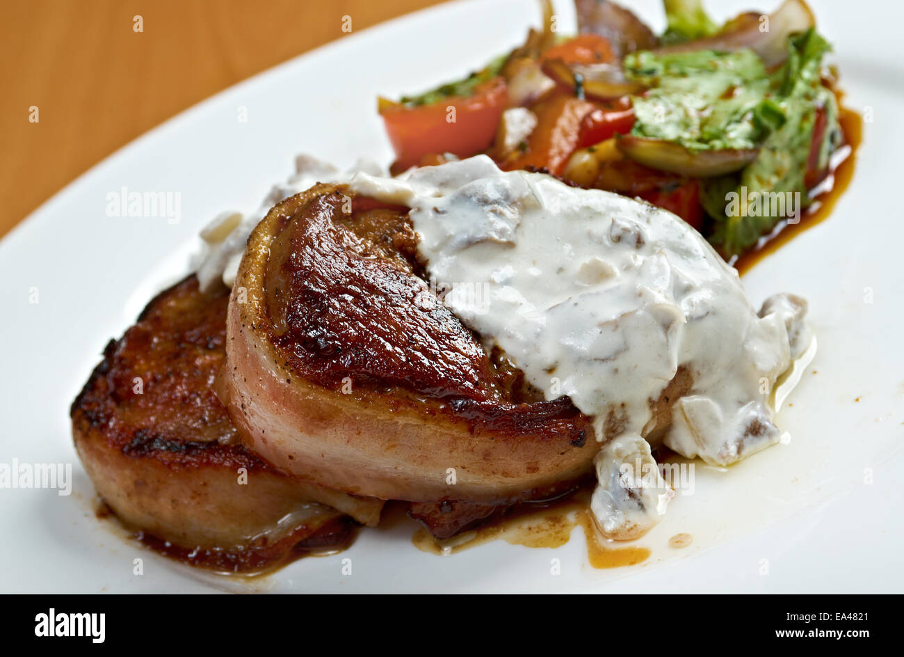 grilled beef fillet medallion Stock Photo - Alamy