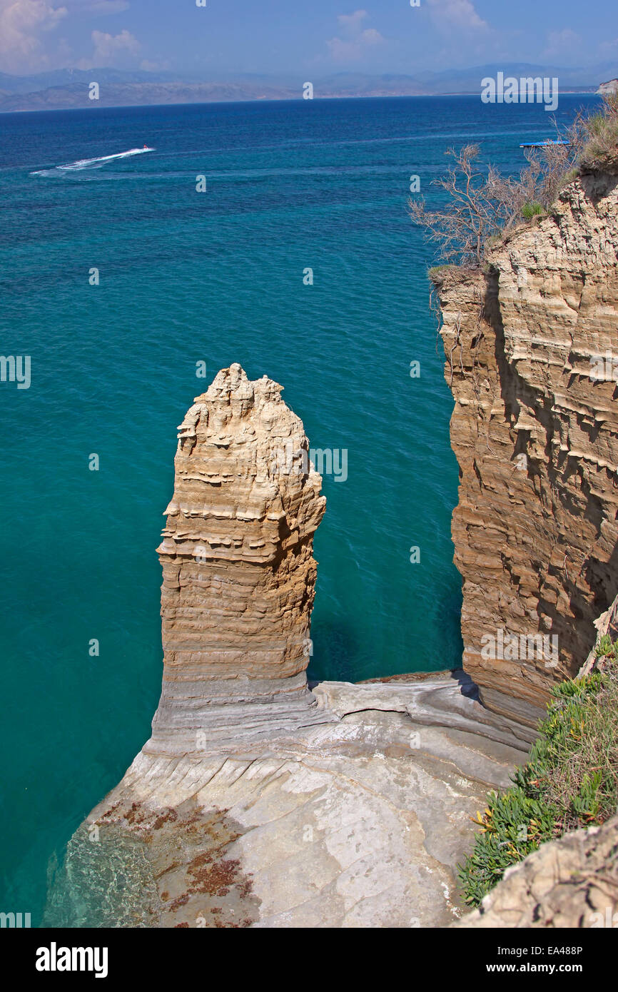 Cliffs over the sea Stock Photo - Alamy