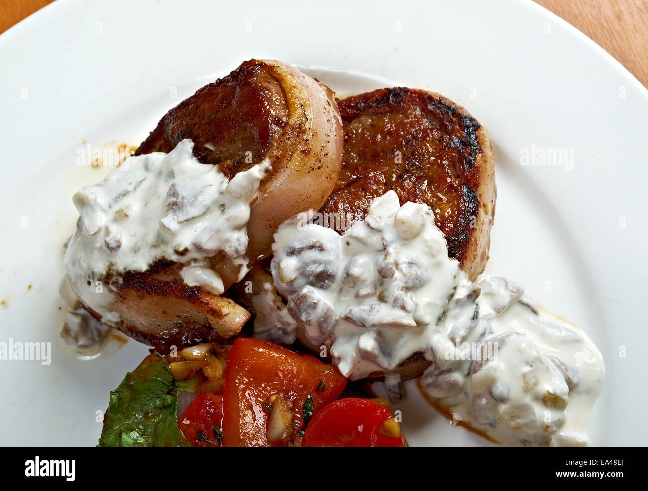 grilled beef fillet medallion Stock Photo - Alamy