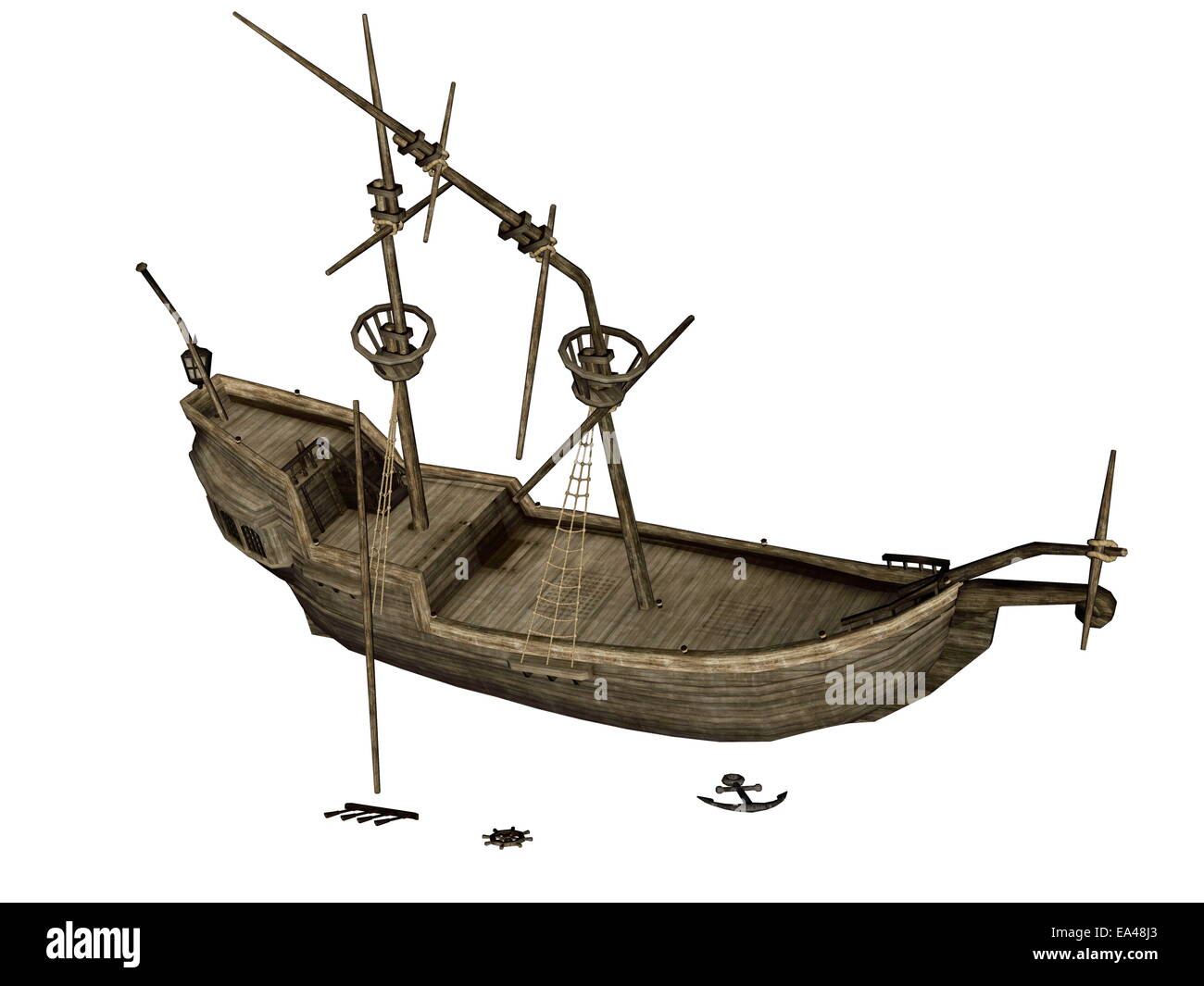 Sinking wreck Cut Out Stock Images & Pictures - Alamy