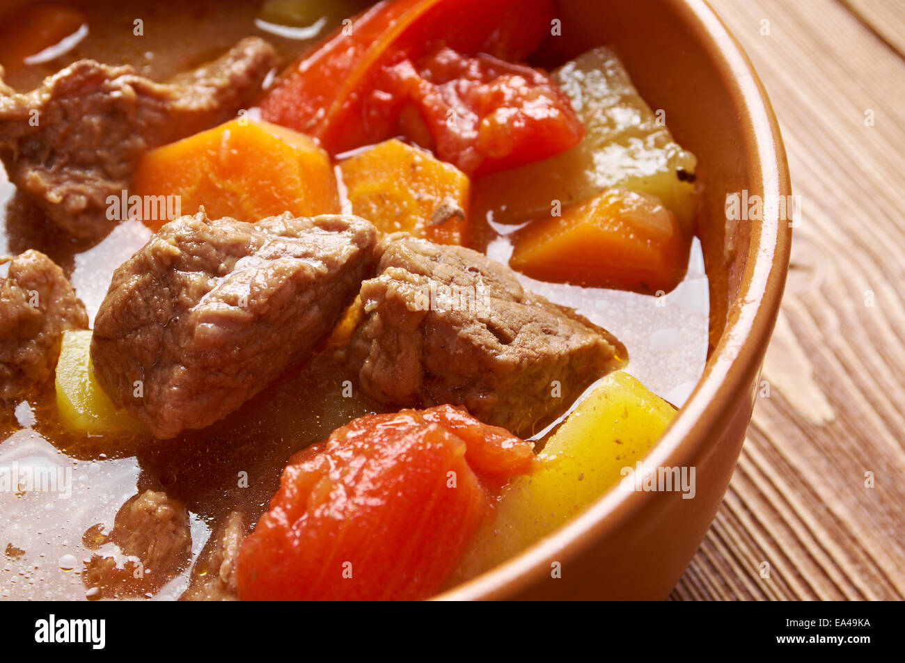 Old fashioned beef stew Stock Photo - Alamy
