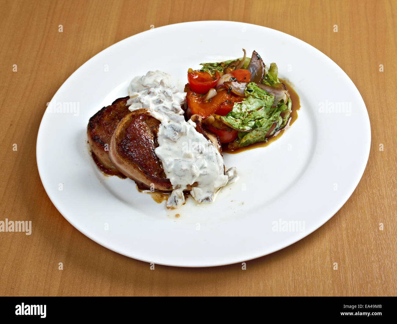 grilled beef fillet medallion Stock Photo - Alamy