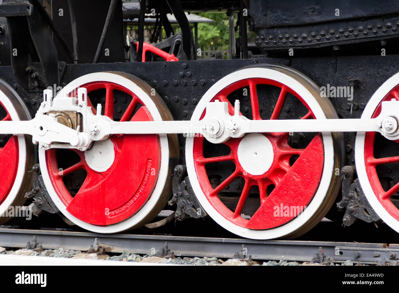 Old train wheel Stock Photo - Alamy