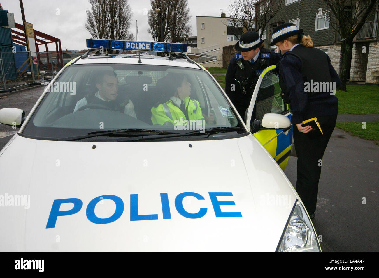 Police Community Support Officers on patrol in Weston Super Mare ...