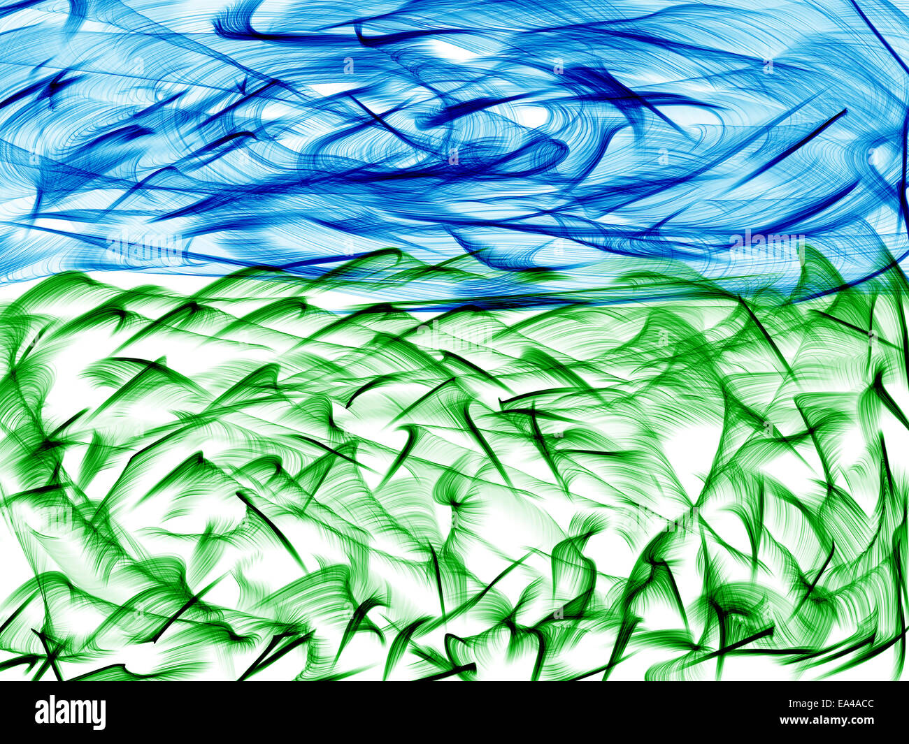 Abstract landscape geometric painting hi-res stock photography and ...