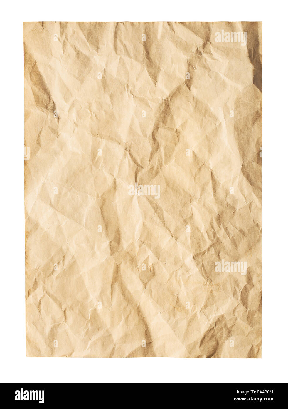 Old wrinkled paper Stock Photo - Alamy