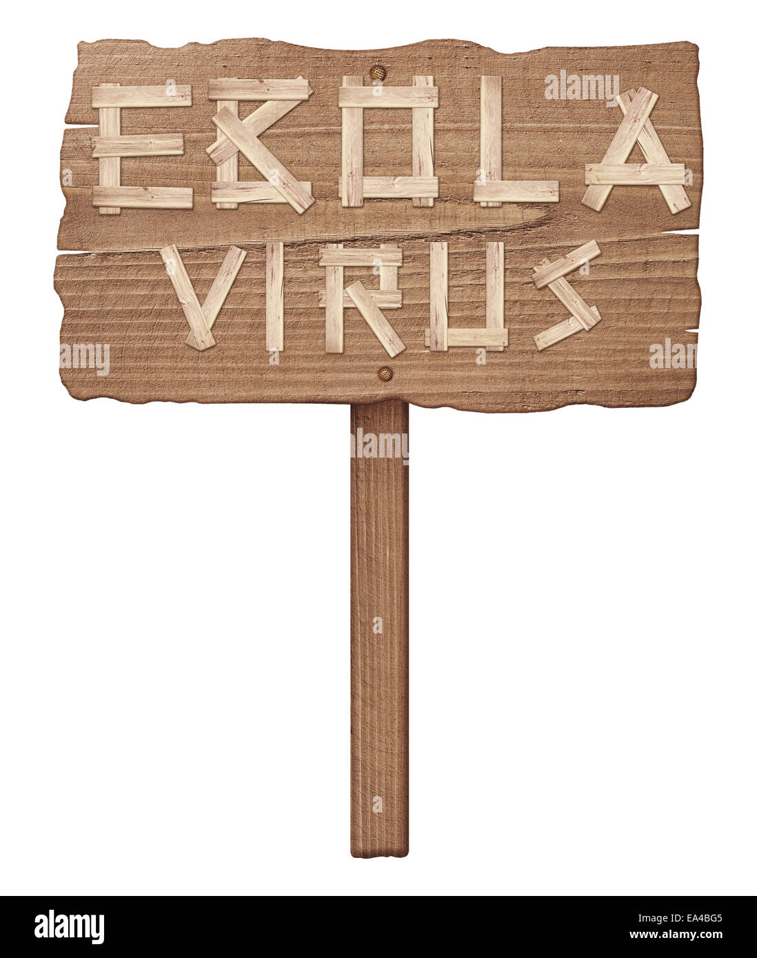 Africa sign on wood Cut Out Stock Images & Pictures - Alamy