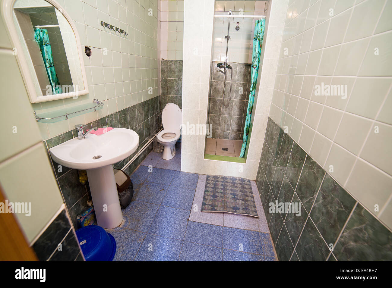 Bathroom, WC, toilet, lavatory room interior design Stock Photo - Alamy