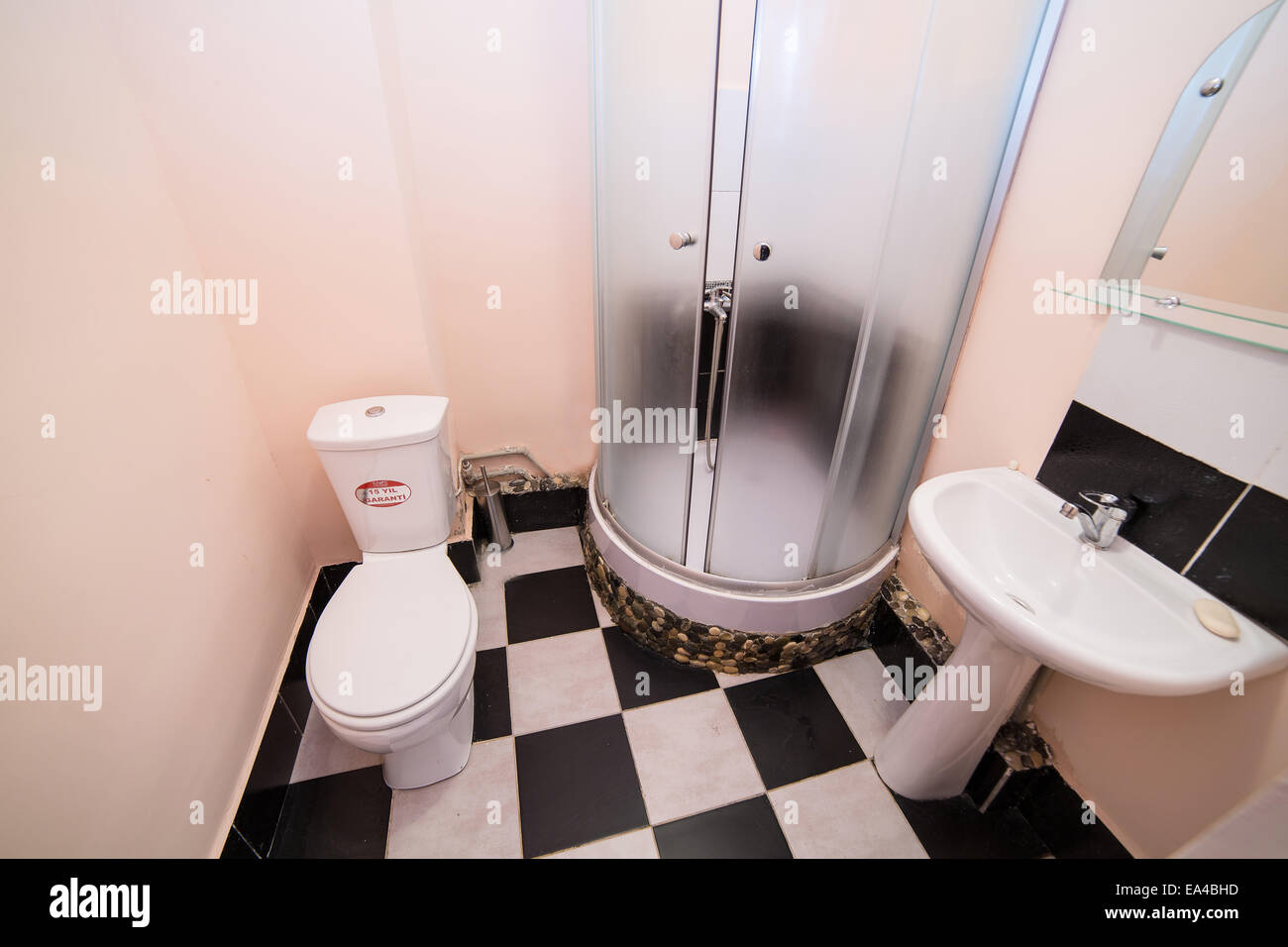 Bathroom, WC, toilet, lavatory room interior design Stock Photo - Alamy