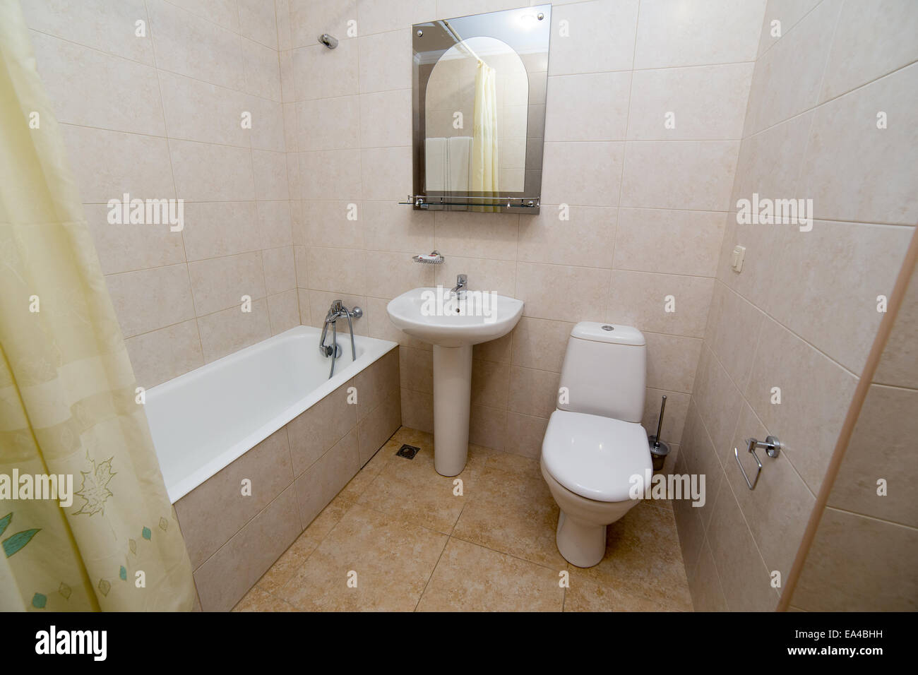 Bathroom, WC, toilet, lavatory room interior design Stock Photo - Alamy