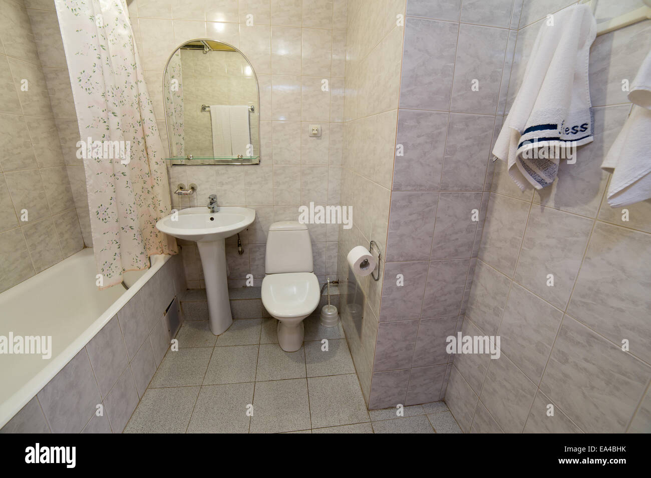 Bathroom, WC, toilet, lavatory room interior design Stock Photo - Alamy