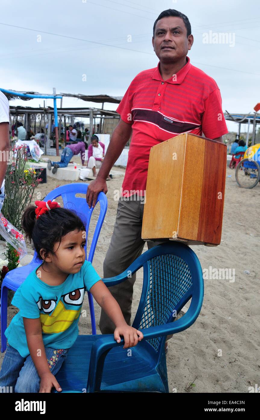 Peruvian cajon - Day of The Dead - Cemetery in PUERTO PIZARRO ...
