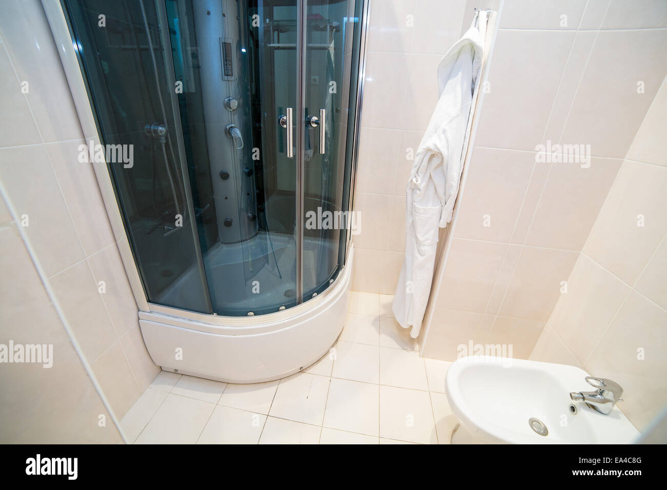 Bathroom, WC, toilet, lavatory room interior design Stock Photo - Alamy