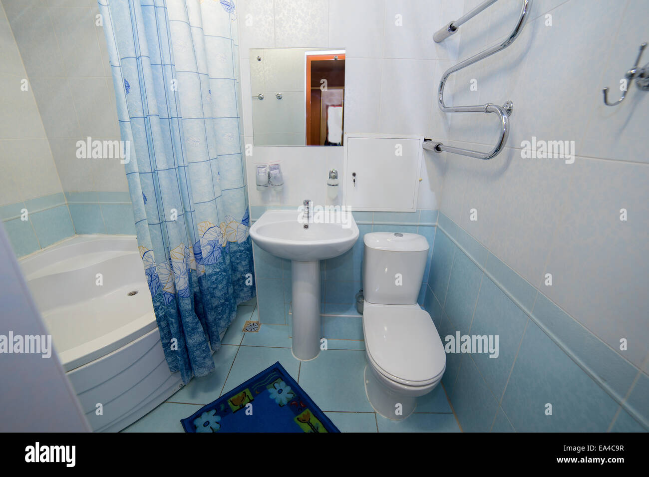 Bathroom, WC, toilet, lavatory room interior design Stock Photo - Alamy