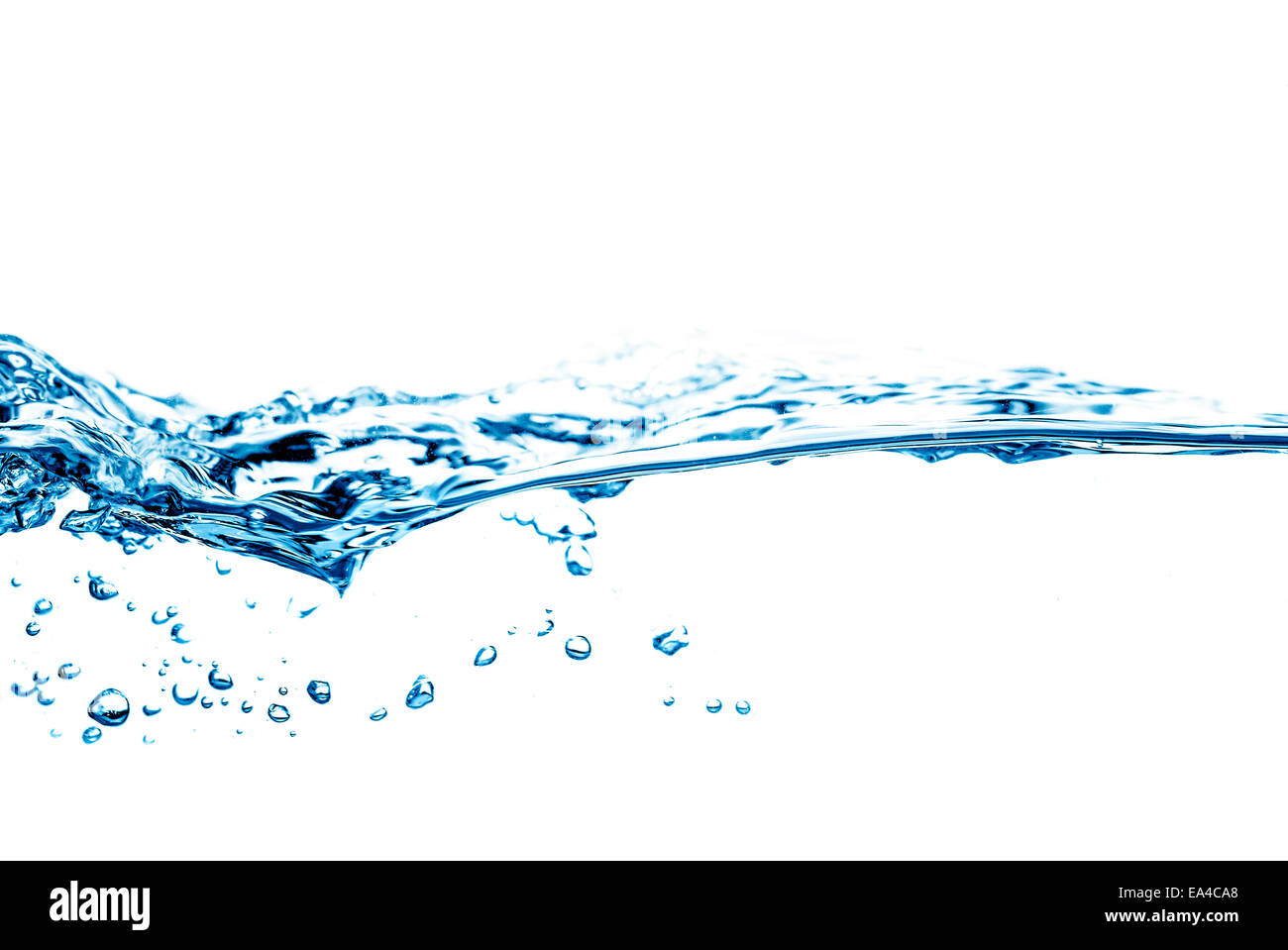 Water splashing isolated on a white background Stock Photo - Alamy