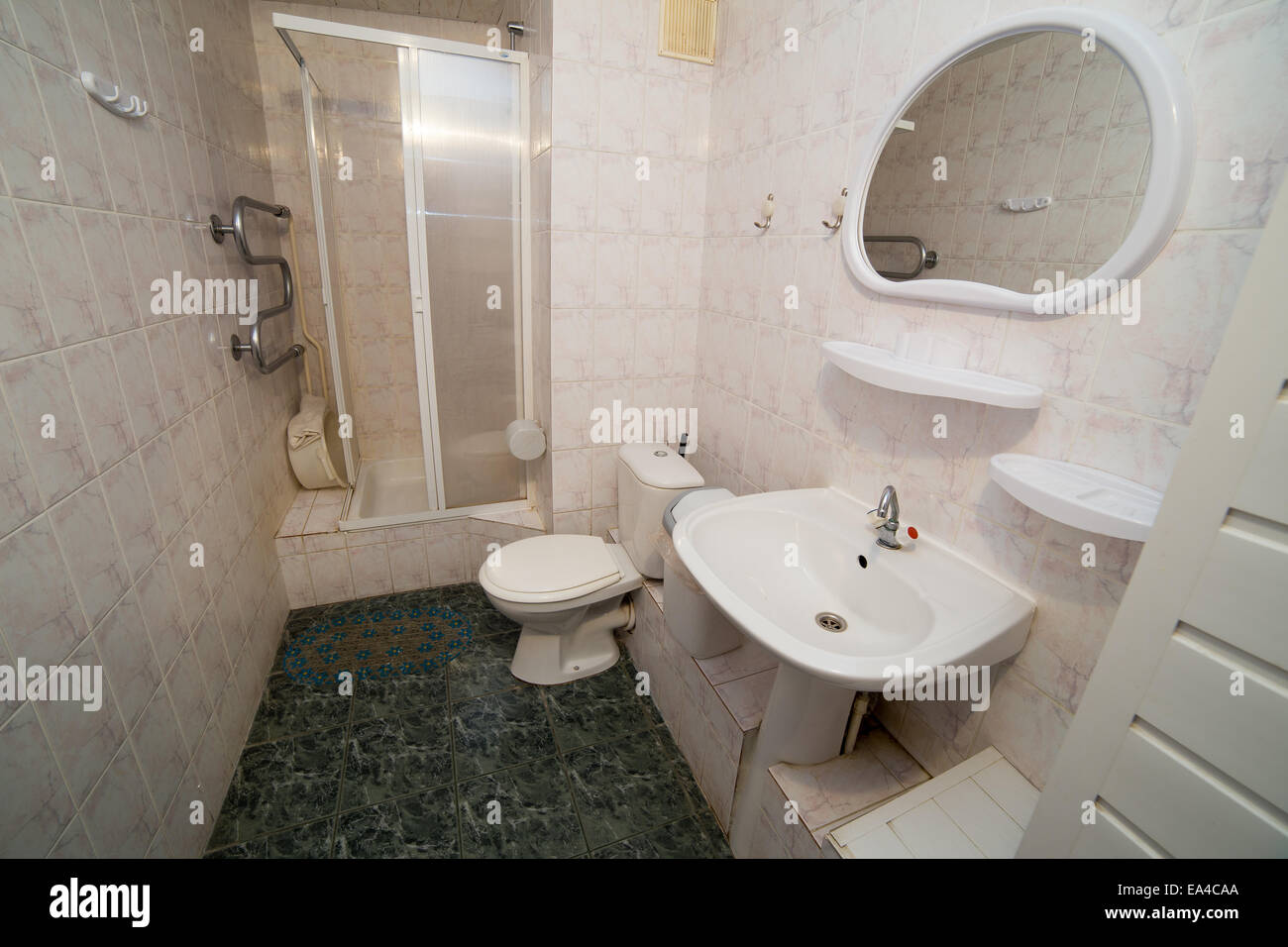 Bathroom, WC, toilet, lavatory room interior design Stock Photo - Alamy