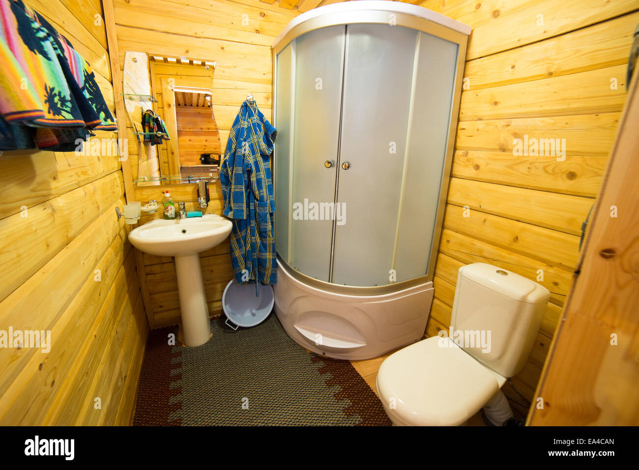 Bathroom, WC, toilet, lavatory room interior design Stock Photo - Alamy