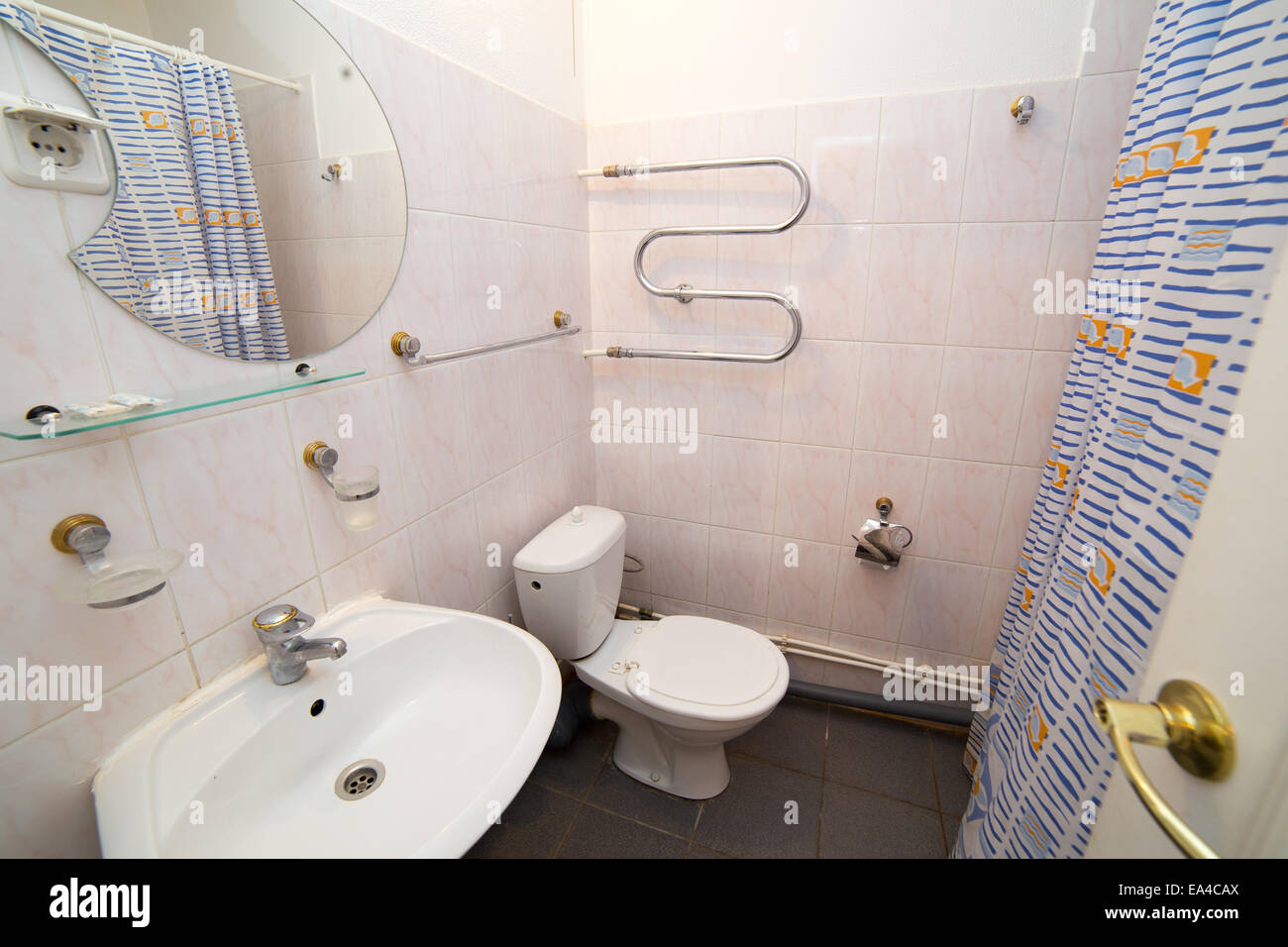 Bathroom, WC, toilet, lavatory room interior design Stock Photo - Alamy