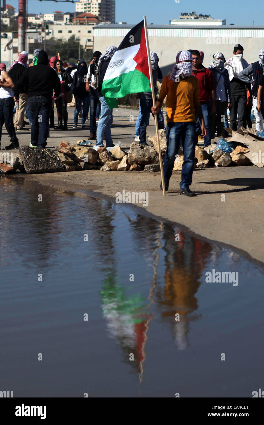 Ramallah, West Bank, Palestinian Territory. 7th Nov, 2014. A ...