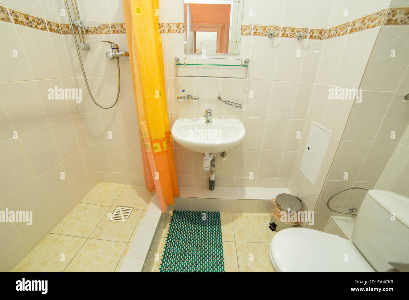 Bathroom, WC, toilet, lavatory room interior design Stock Photo - Alamy