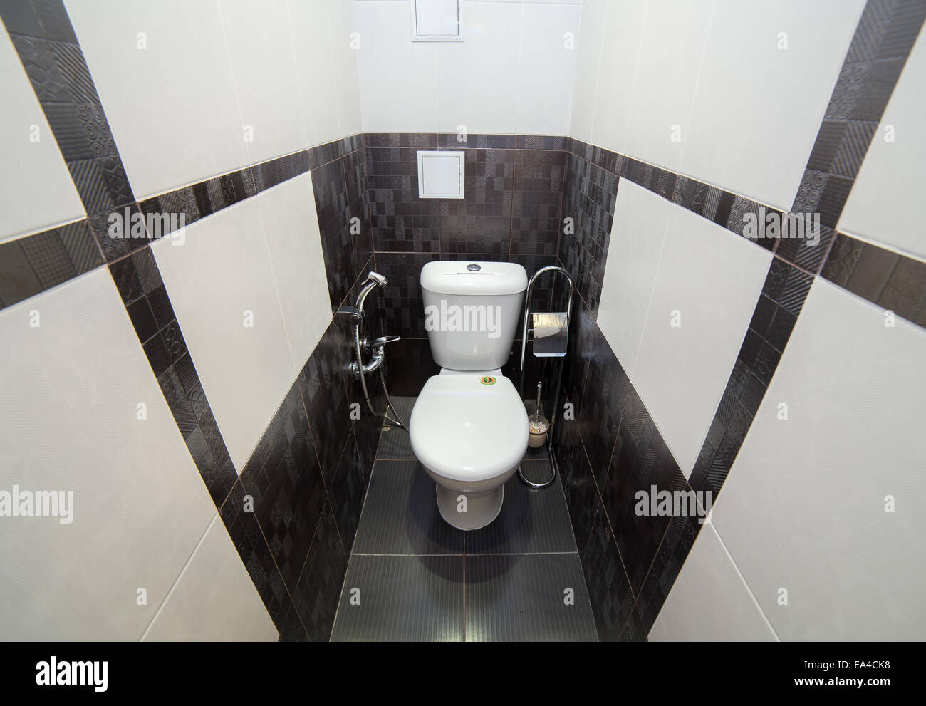 Bathroom, WC, toilet, lavatory room interior design Stock Photo - Alamy