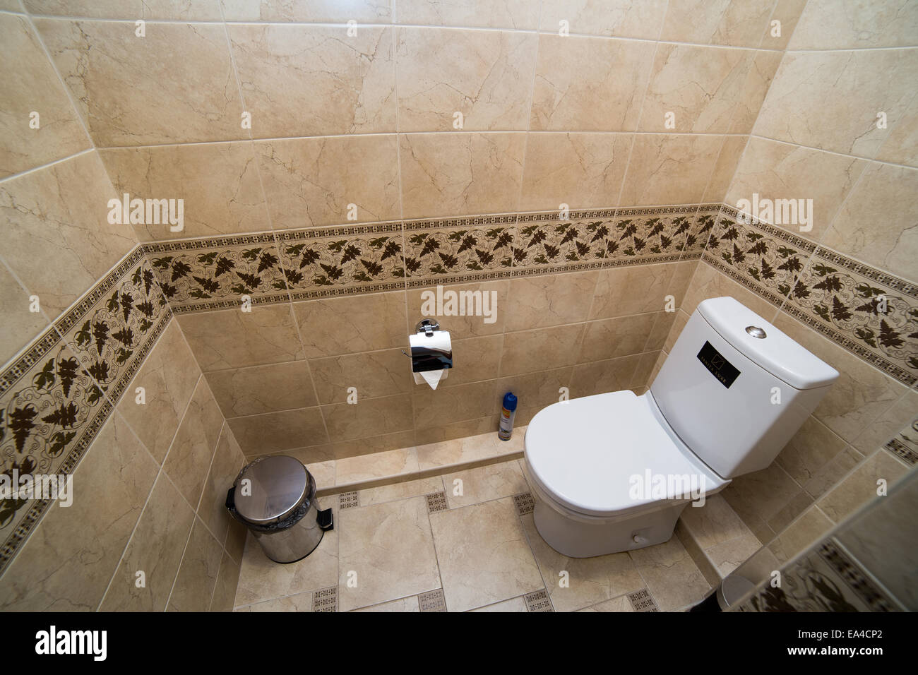 Bathroom, WC, toilet, lavatory room interior design Stock Photo - Alamy