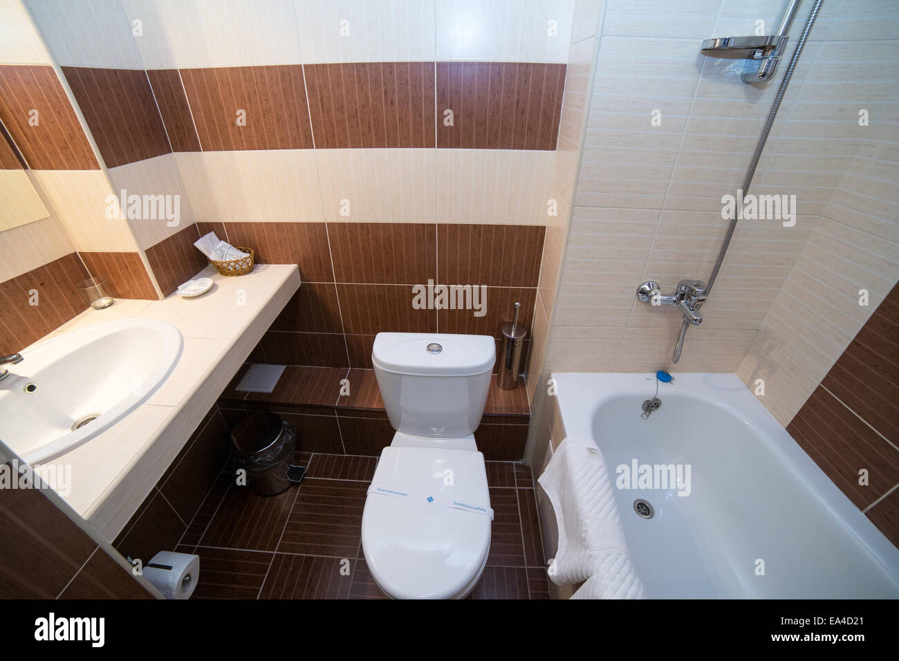 Bathroom, WC, toilet, lavatory room interior design Stock Photo - Alamy