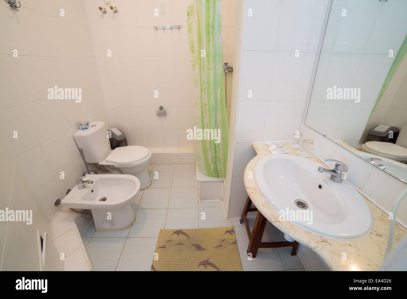 Bathroom, WC, toilet, lavatory room interior design Stock Photo - Alamy