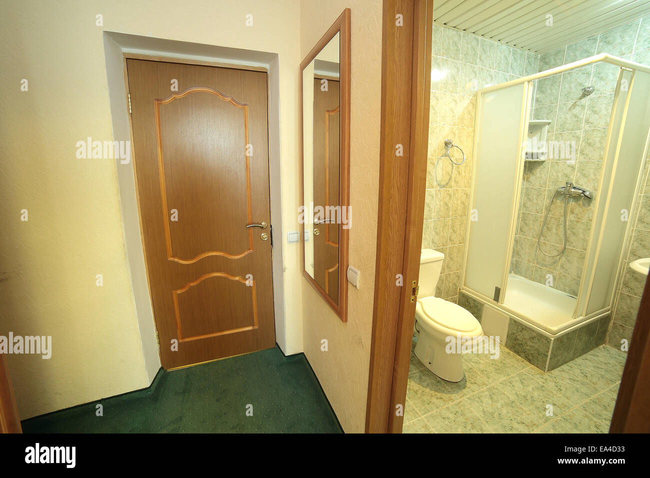 Bathroom, WC, toilet, lavatory room interior design Stock Photo - Alamy